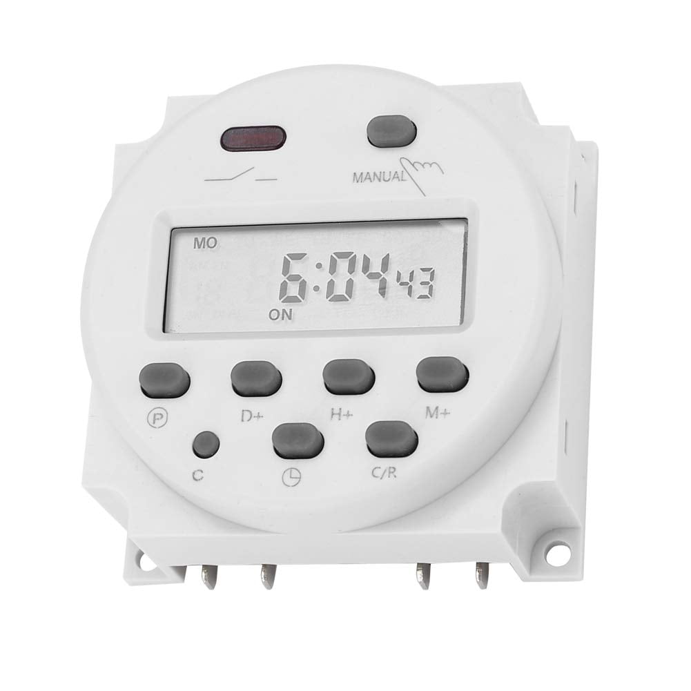 Timing Switch 12VDC 16A Programmable Digital Electronic LCD Time Relay Switch LCD Digital ...