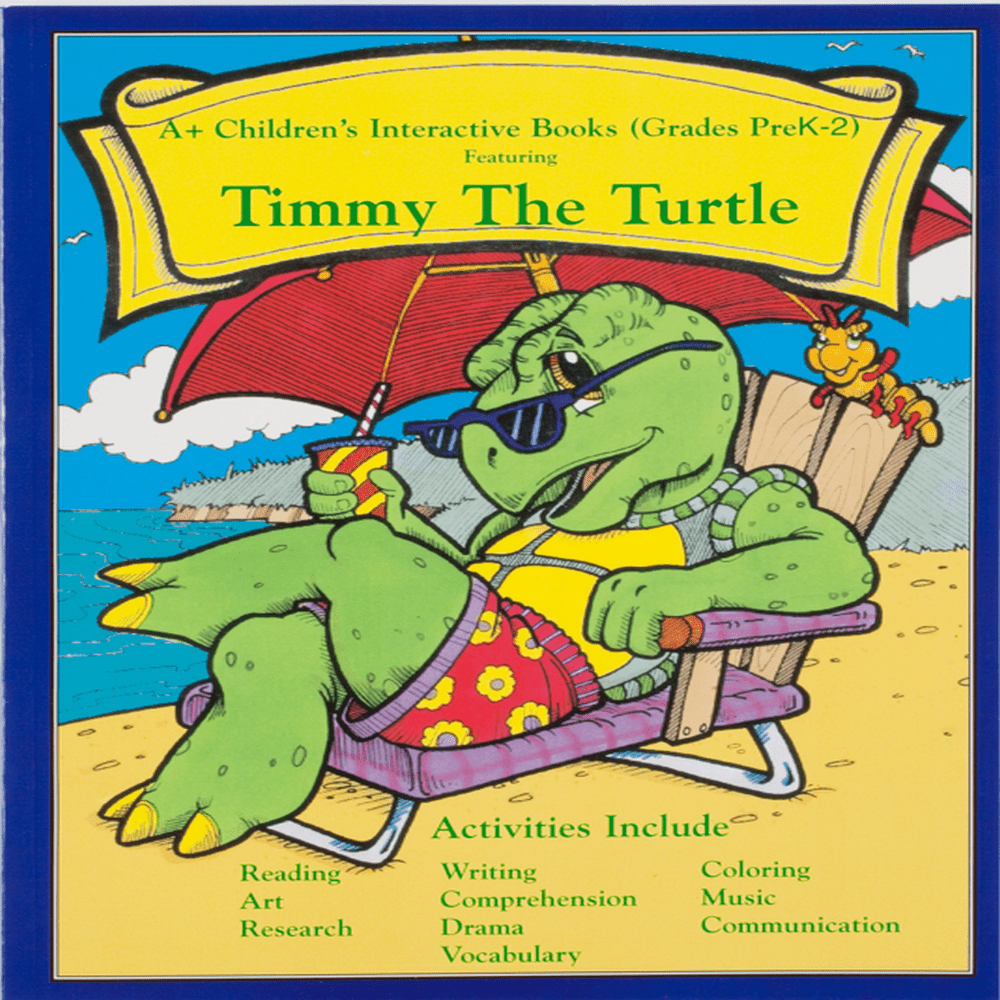 Timmy The Turtle Grades PreK-2-Reading Story and Activity Book Perfect ...