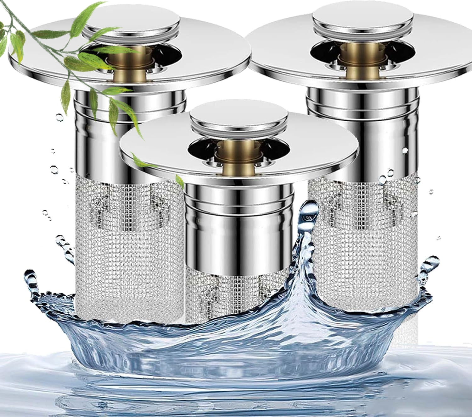 Timnamy Drain, Stainless Steel Floor Drain Filter Bathroom Sink ...