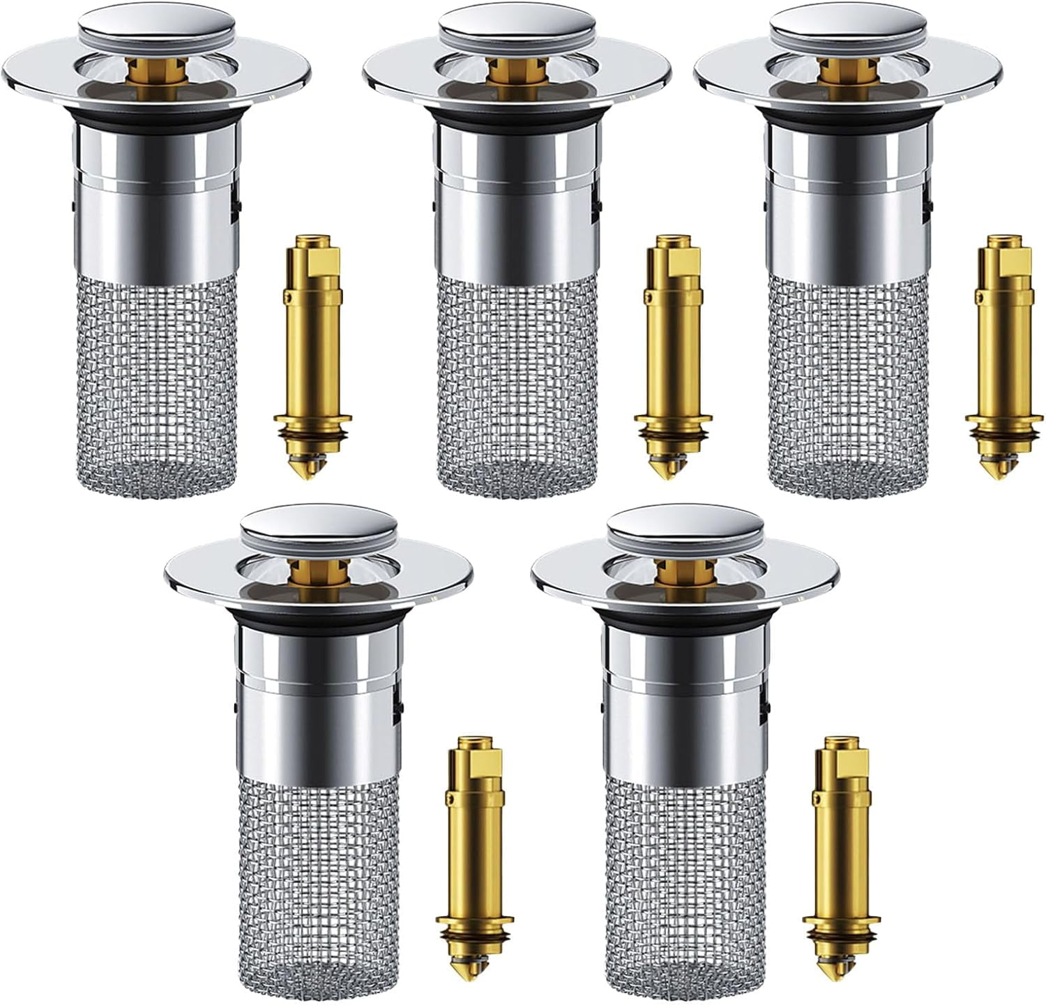 Timnamy Drain, Timnamy Sink Strainer, Universal Stainless Steel Drain ...