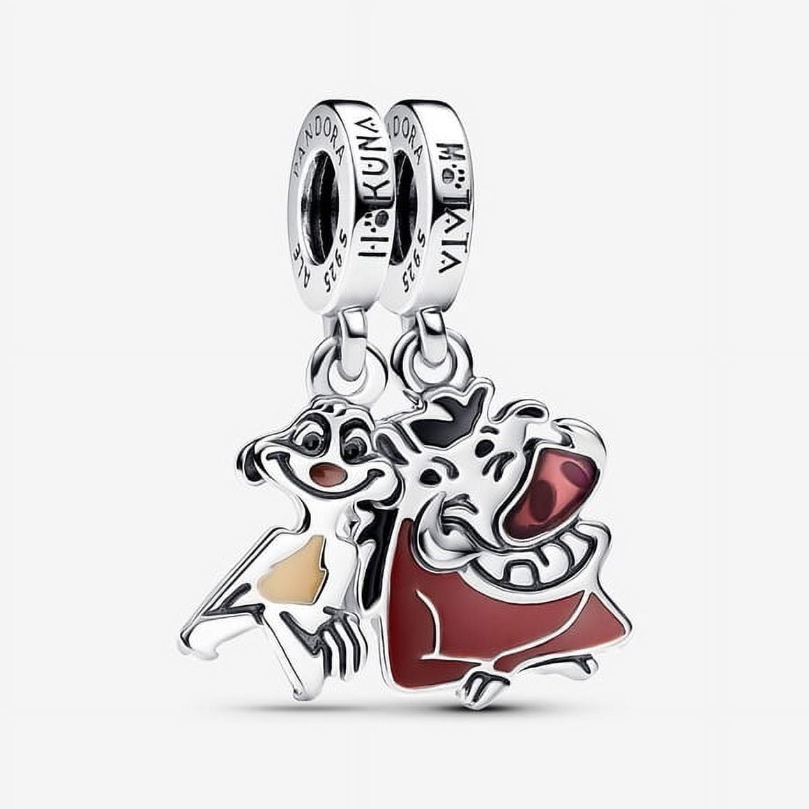 Timon and Pumba Pandora Dangle Charms - Walmart.com