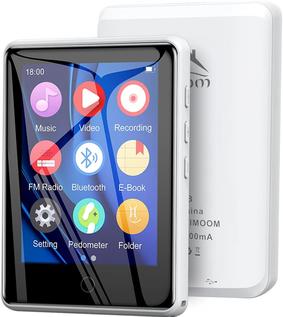 Timoom 32GB Mp3 Player with Bluetooth 5.0, Upgraded 2.8" Full ...