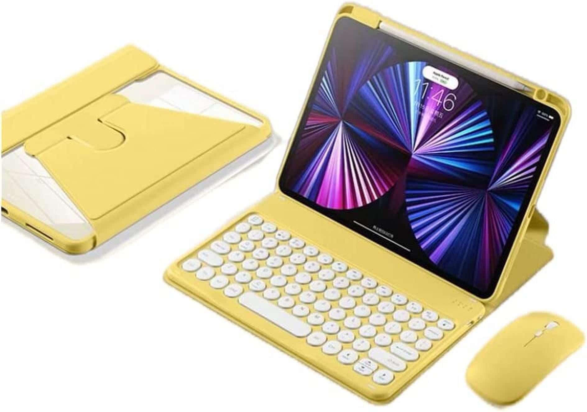 Timoom 360° Rotate iPad 9th/8th /7th Gen Case with Keyboard and Mouse ...