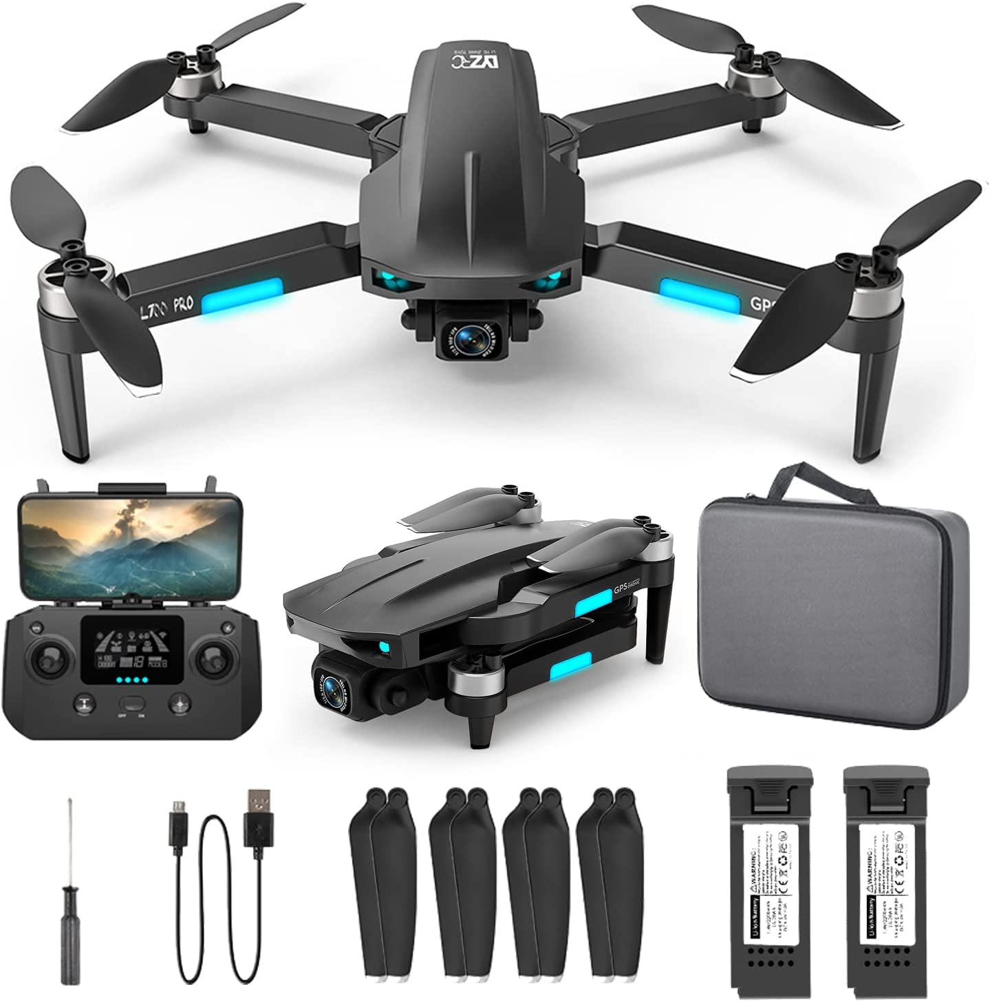 Timoom Drones with Camera for Adults 4k, 5G WIFI FPV Transmission Drone ...
