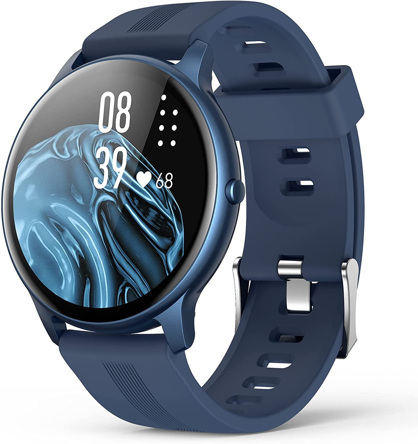 Timoom Smart Watch for Android iOS, 1.3'' Full Touch Fitness Tracker ...