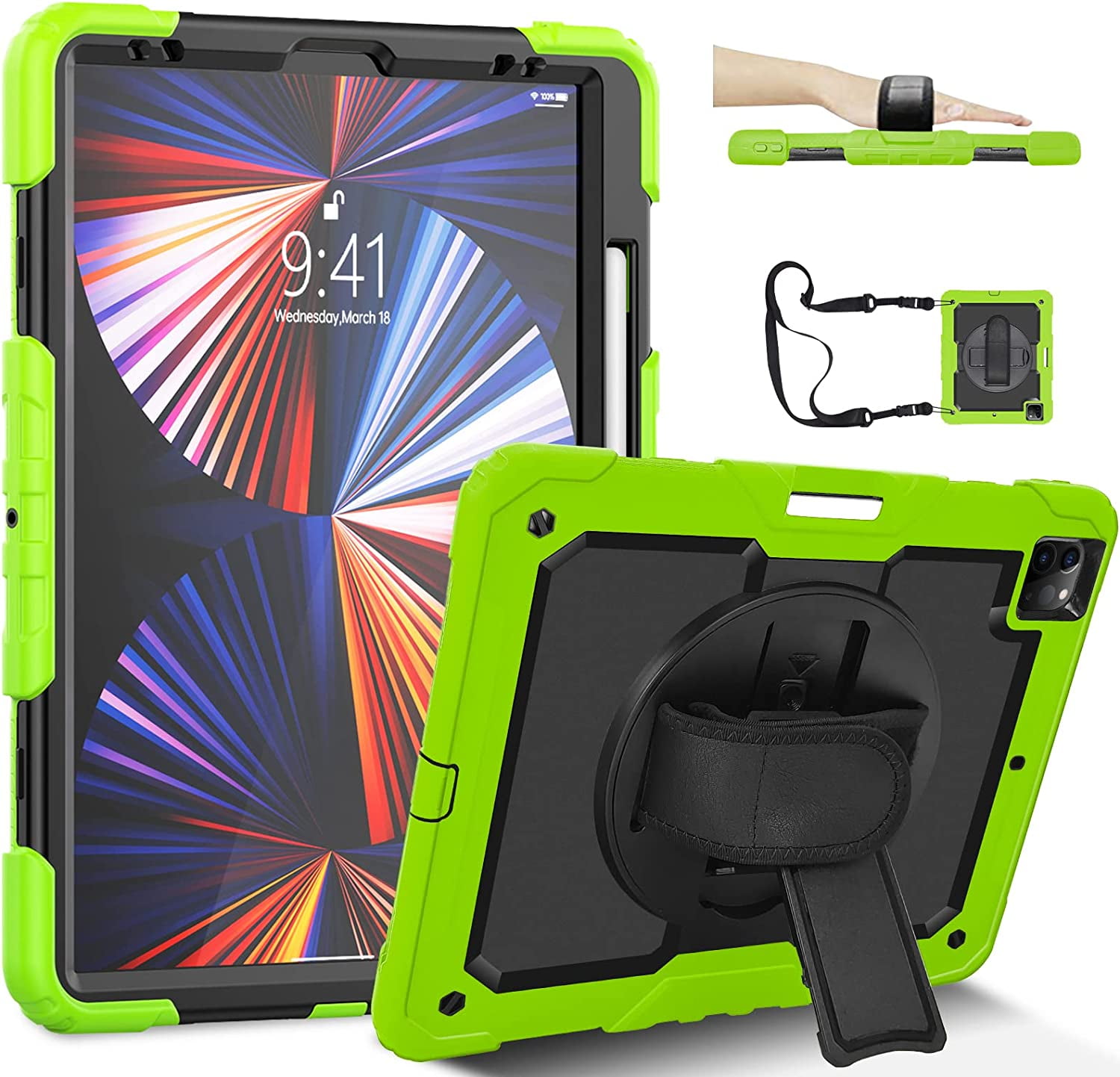 Timoom iPad Pro 12.9 Case 2022 6th Generation 2021 5th Generation 2020 ...