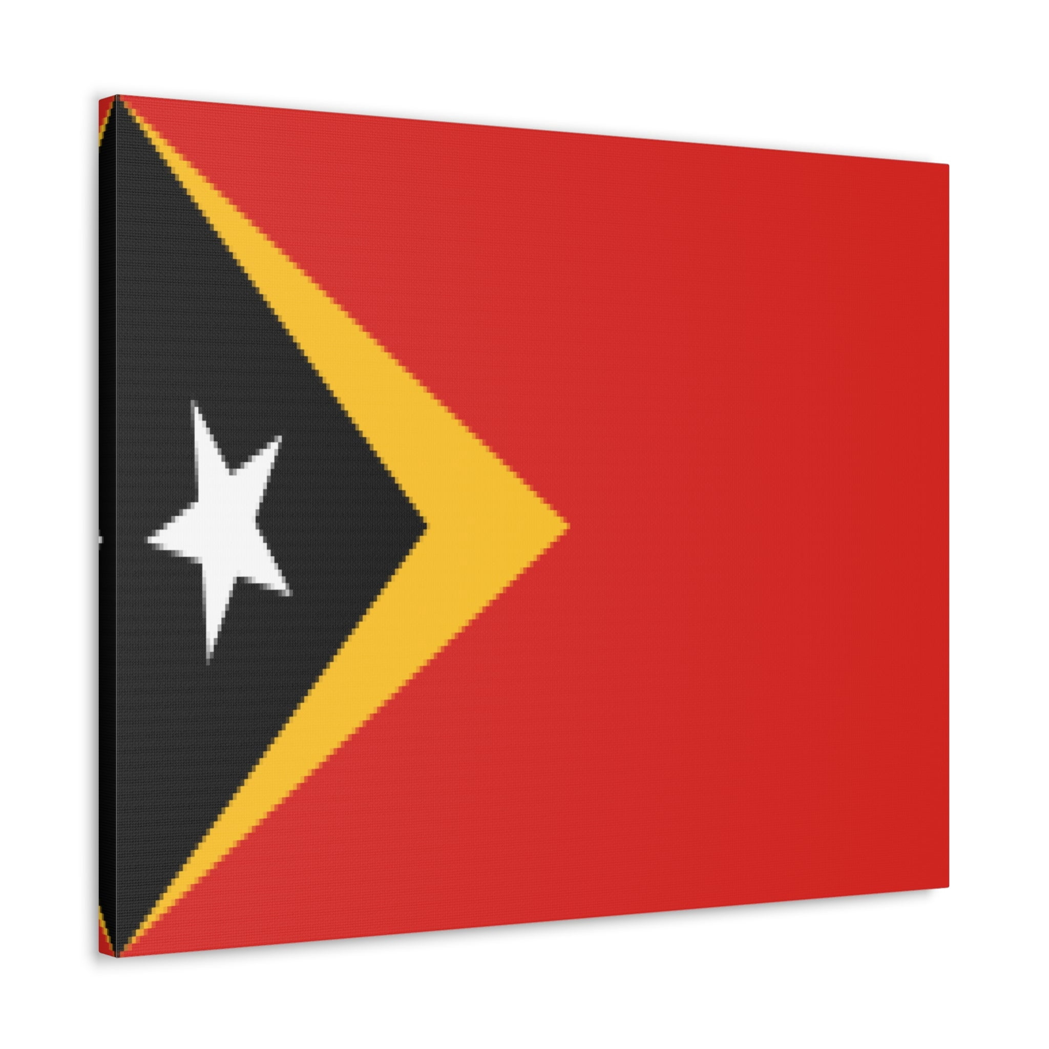 Timor-Leste Country Flag Canvas Vibrant Wall Art Unframed Home Decor ...