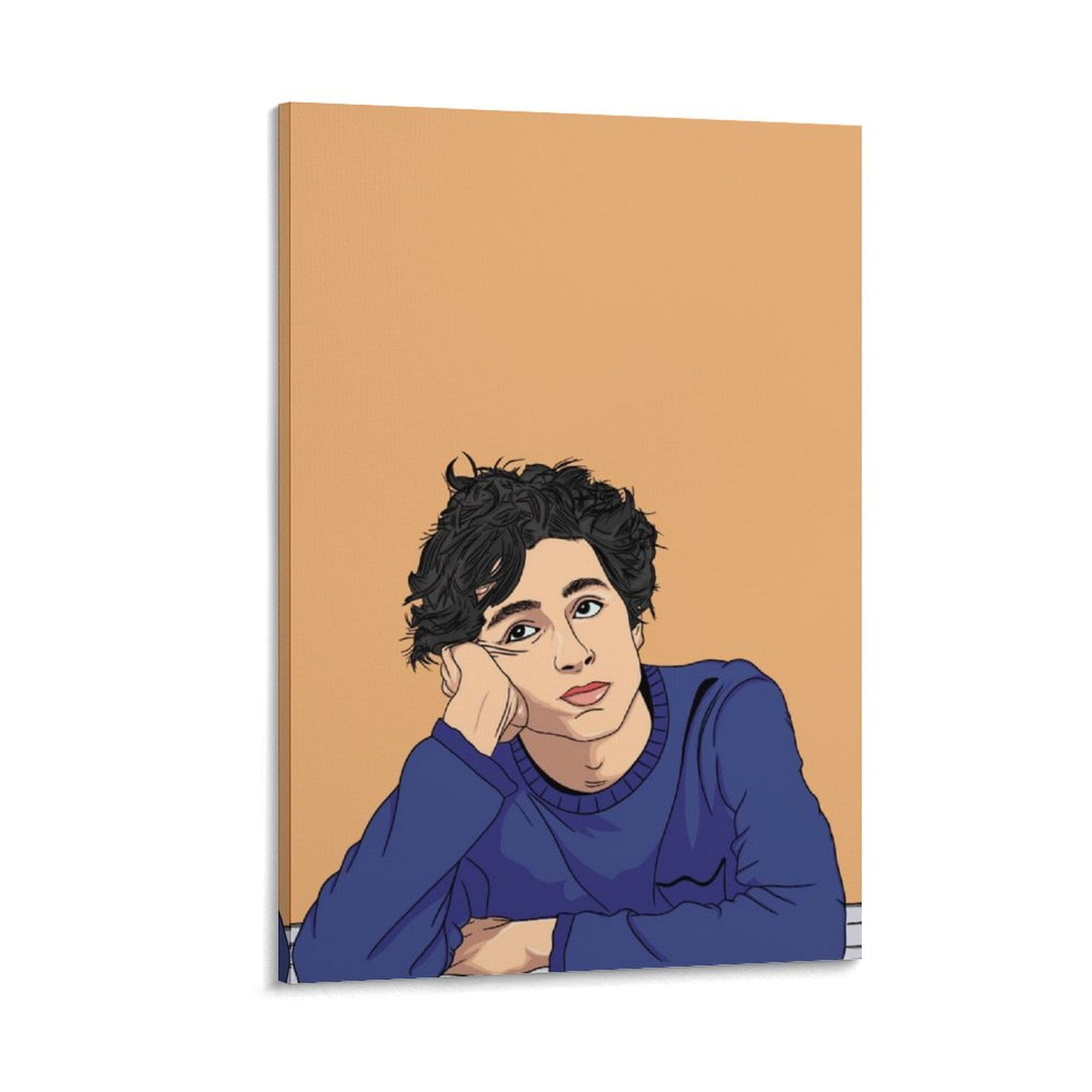 Timothée Chalamet Poster Handsome Canvas Art Poster and Wall Art ...