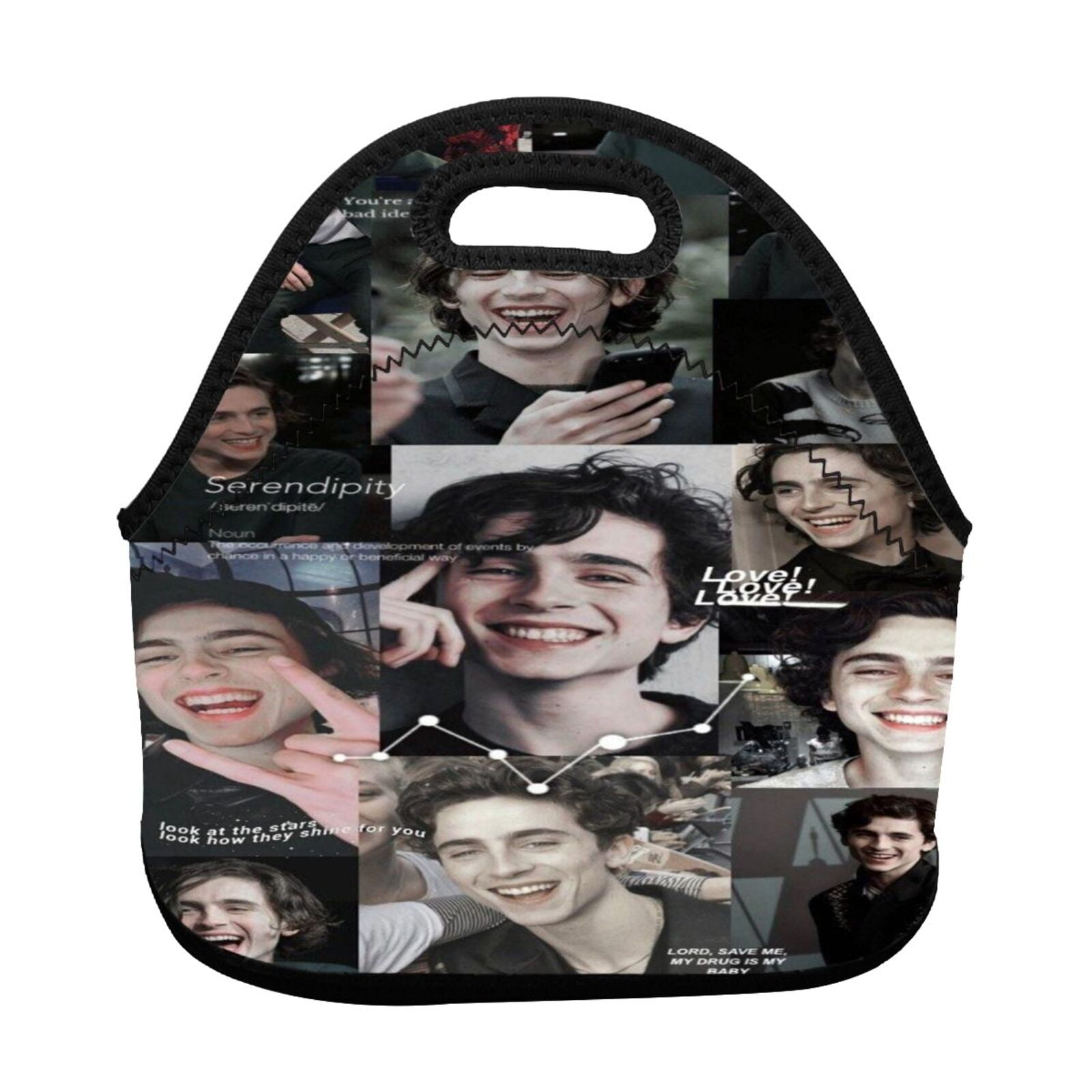 Timothee Chala-me Neoprene Lunch Bag Insulated Waterproof Lunch Bag ...