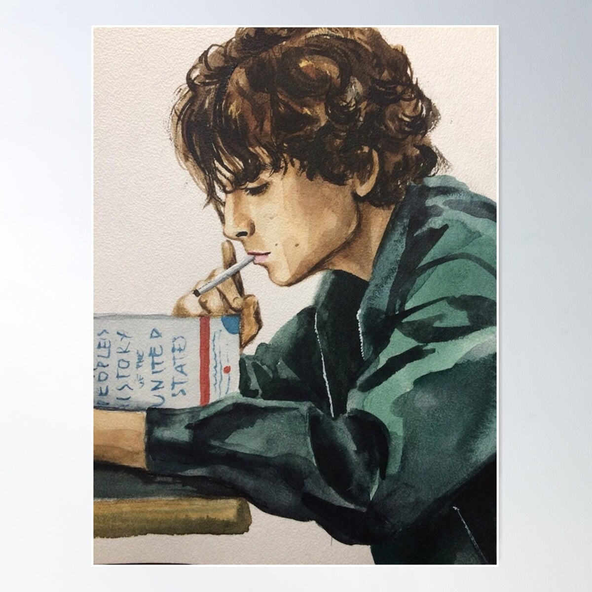 Timothee Chalamet Poster Wall Art, Modern Wall Decor For Living Room Bedroom, 16x24 UNFRAMED ...