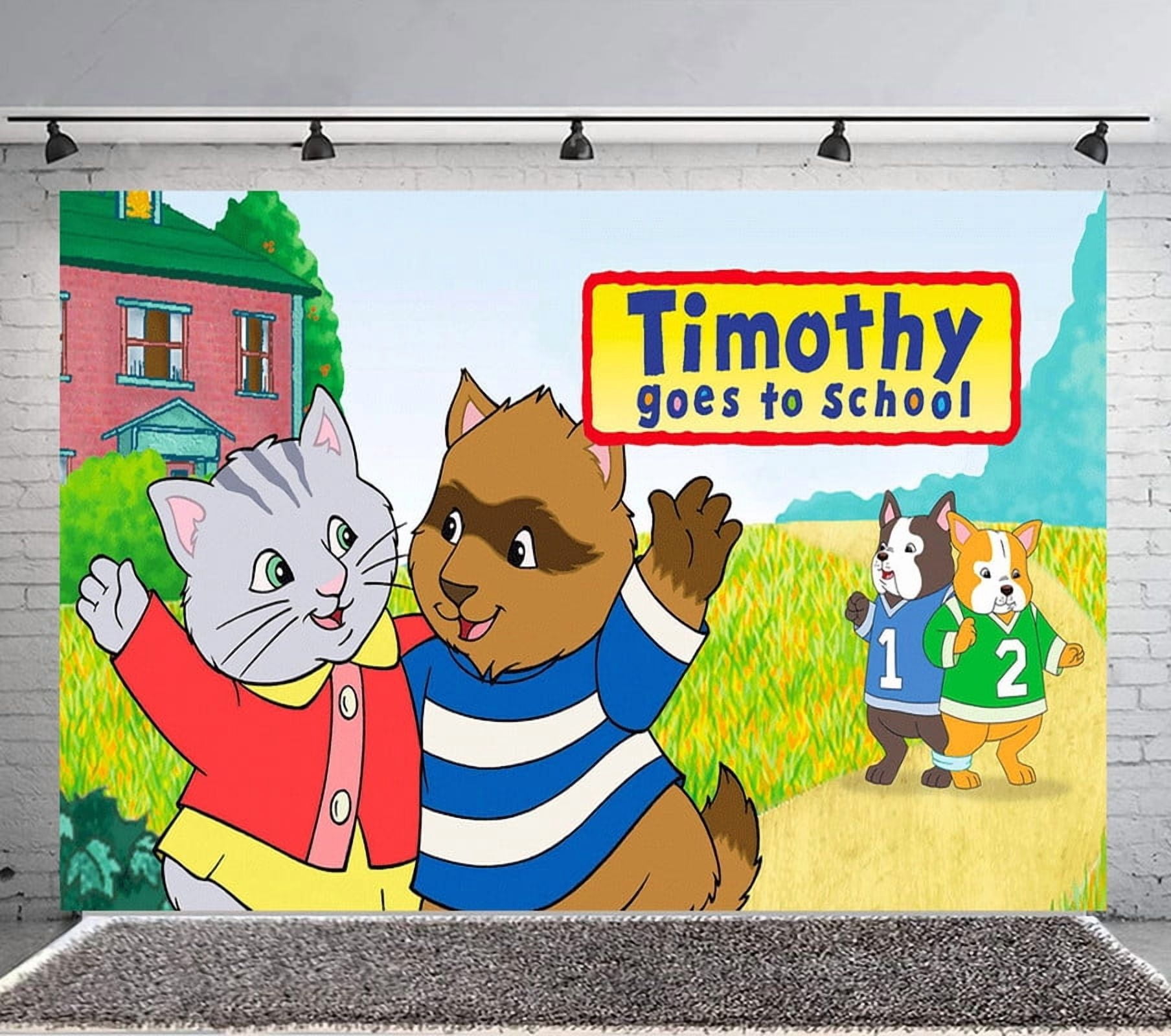Timothy Goes to School Backdrop Banner Party Supplies Poster Movie ...