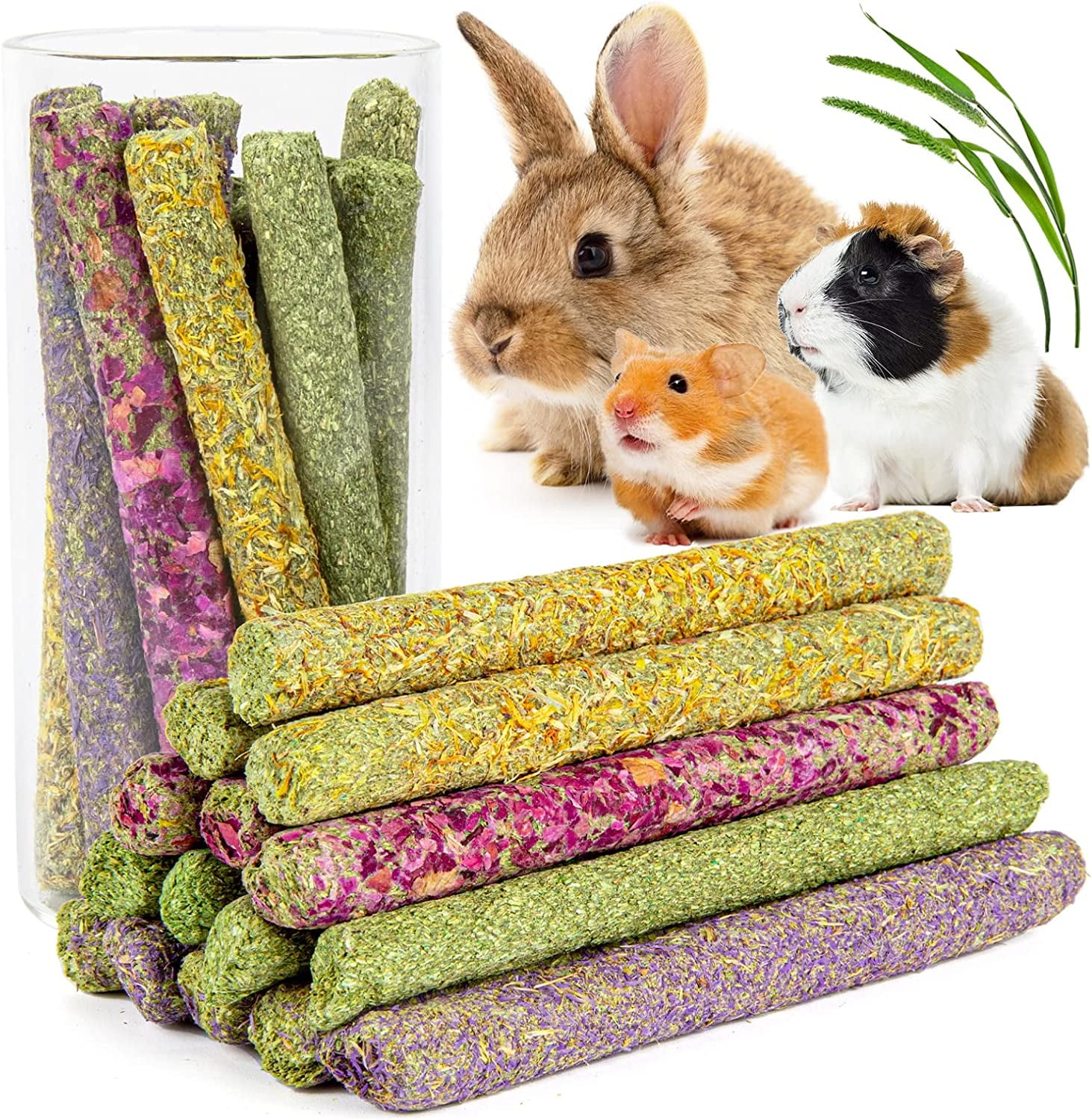 Timothy Hay Treats Rabbit Toys Bunny Toys Guinea Pig Hamster Natural ...