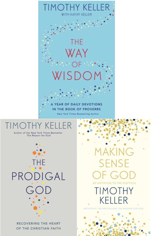 Timothy Keller 3 Books Collection Set (The Way of Wisdom, Making Sense ...