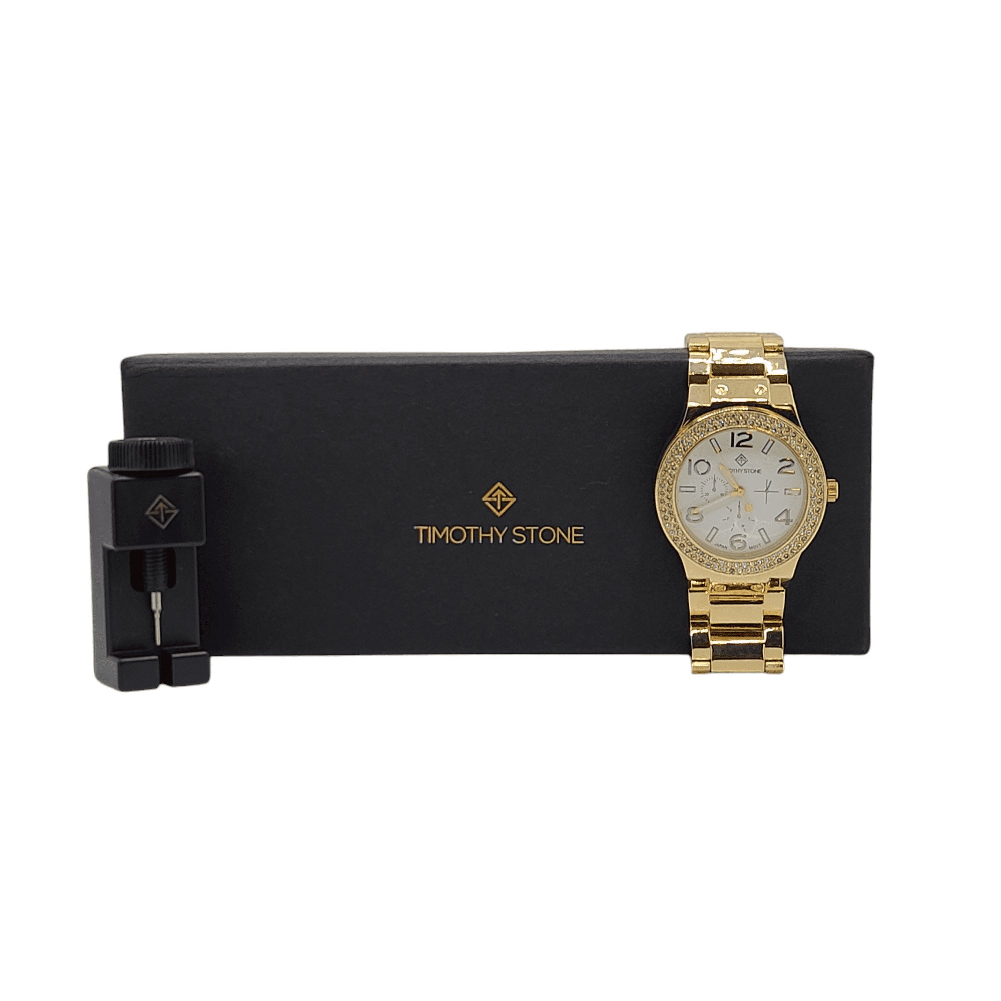 Timothy Stone Facon Stainless Gold-Tone Watch - Walmart.com