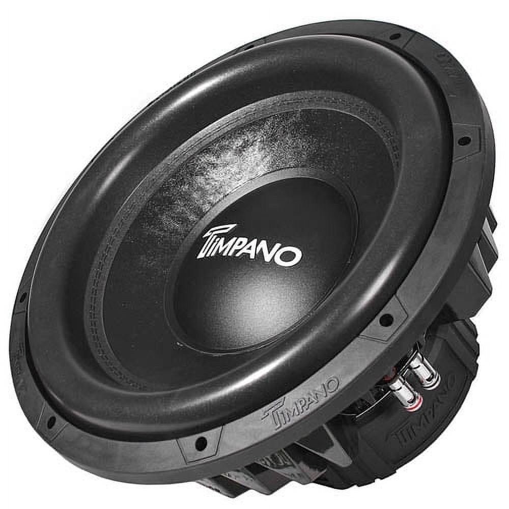 Timpano 12" Subwoofer Dual 4 Ohm 2500 Watts Max Power TPT-T2500-12 D4 ...