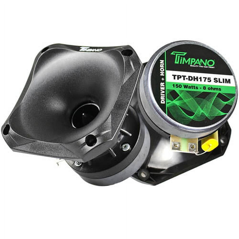 Timpano TPT-DH175 Slim Compression Horn Drivers 150 Watts Max 1" VC 4x4 ...