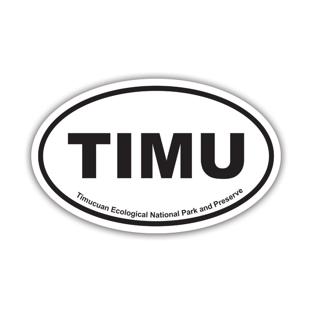 Timucuan Ecological National Park and Preserve TIMU Oval Sticker Decal ...
