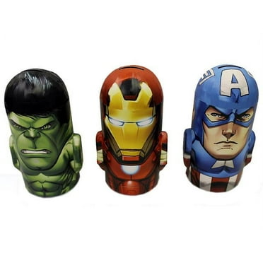 Marvel Superhero Hulk Bust Bank for Kids - Incredible Coin Money Piggy ...