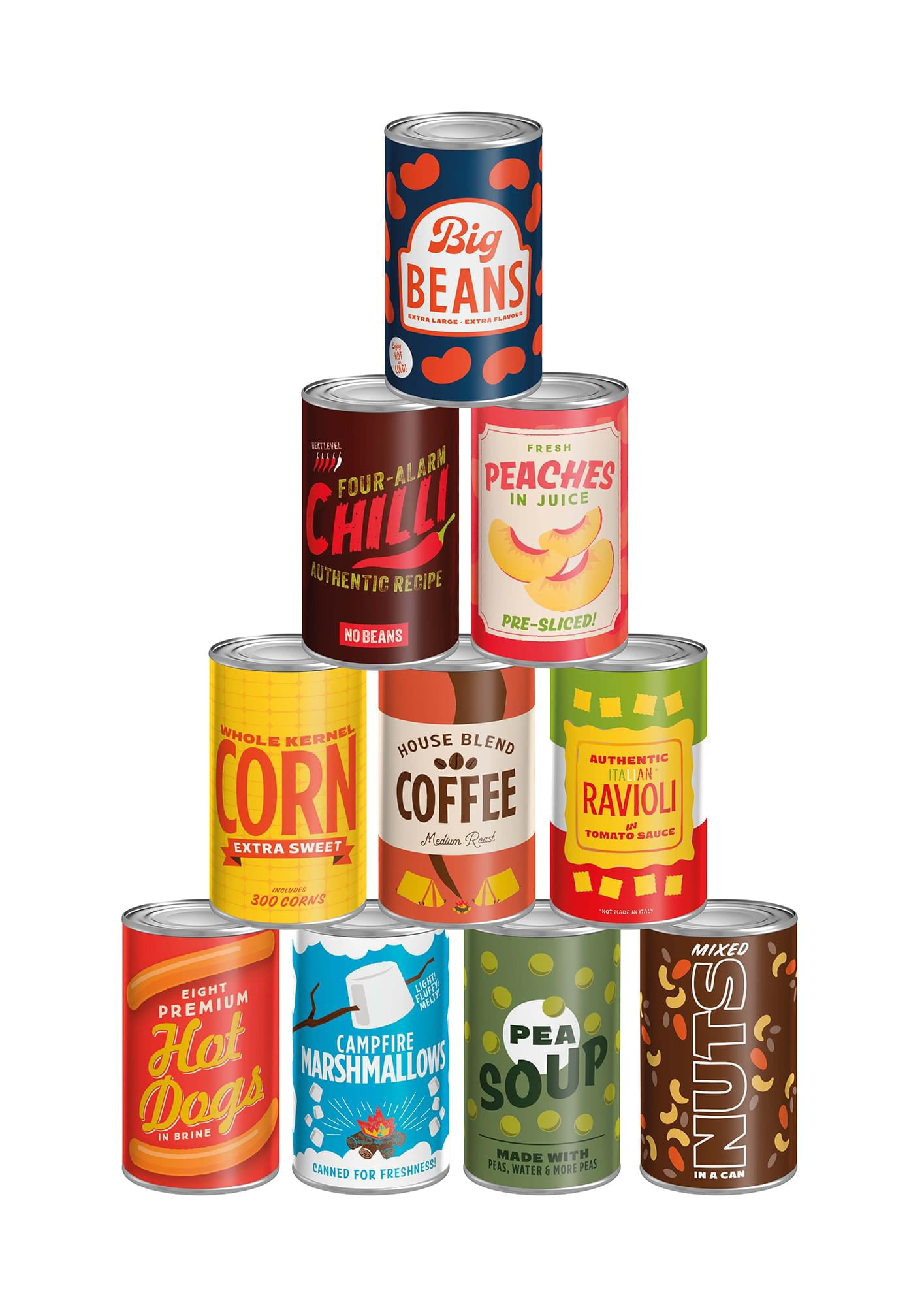 Tin cans walmart store