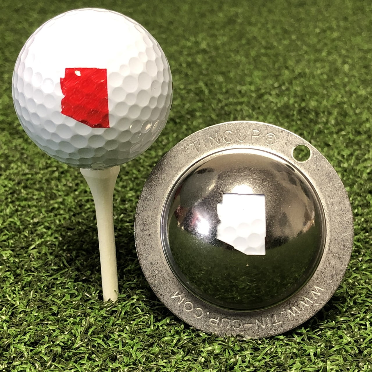 Tin Cup Golf Ball Custom Marker Alignment Tool (Arizona) - Walmart.com