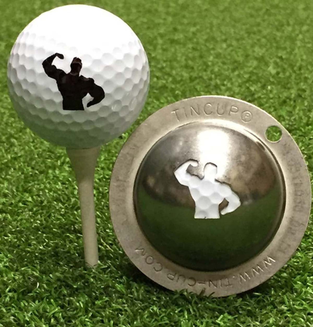 Tin Cup Golf Ball Custom Marker Alignment Tool (Big Hitter) - Walmart.com