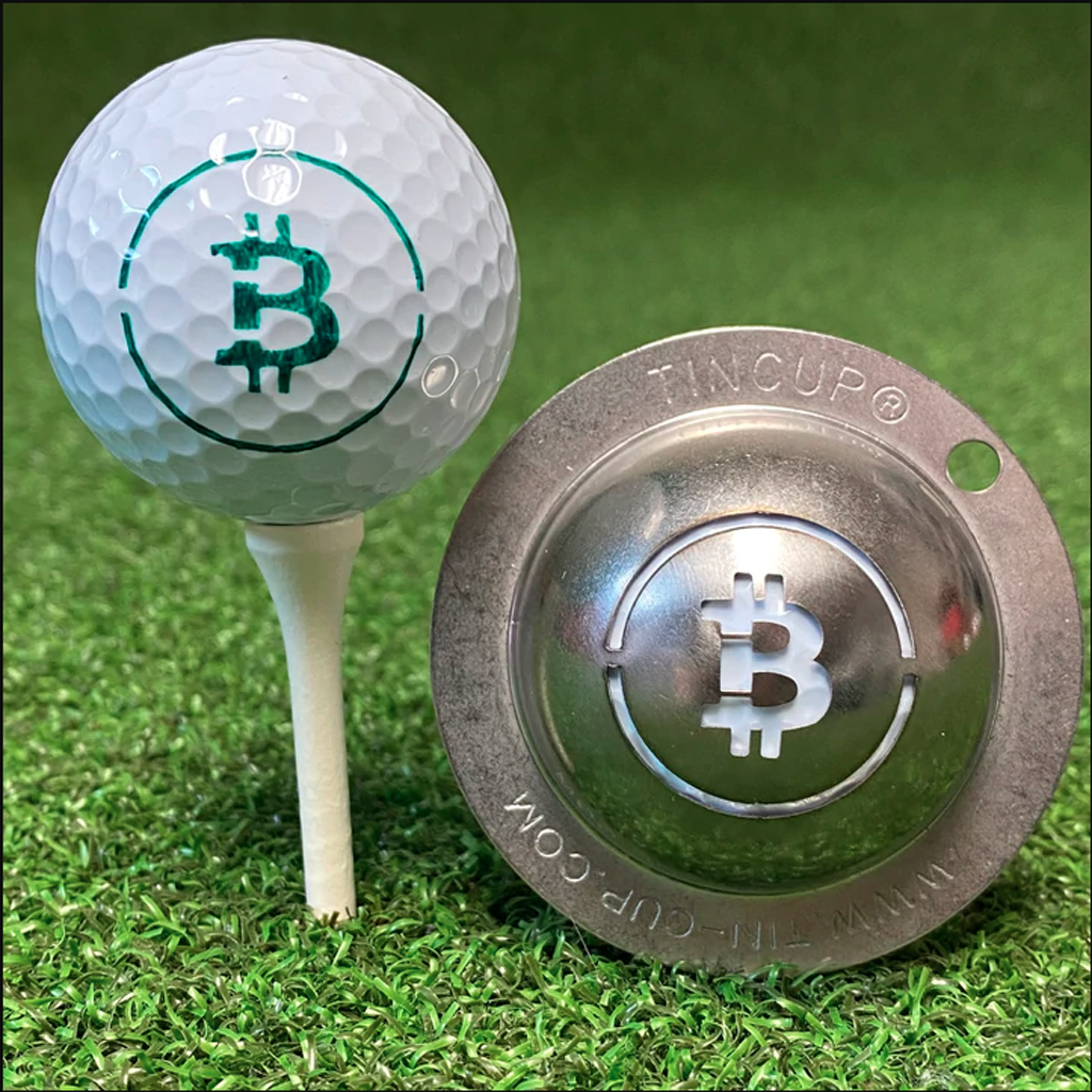 Tin Cup Golf Ball Custom Marker Alignment Tool (Bitcoin) - Walmart.com