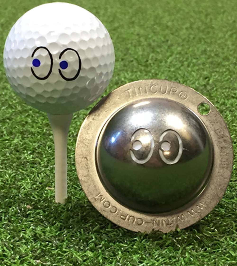 Tin Cup Golf Ball Custom Marker Alignment Tool (Eyes on the Prize ...