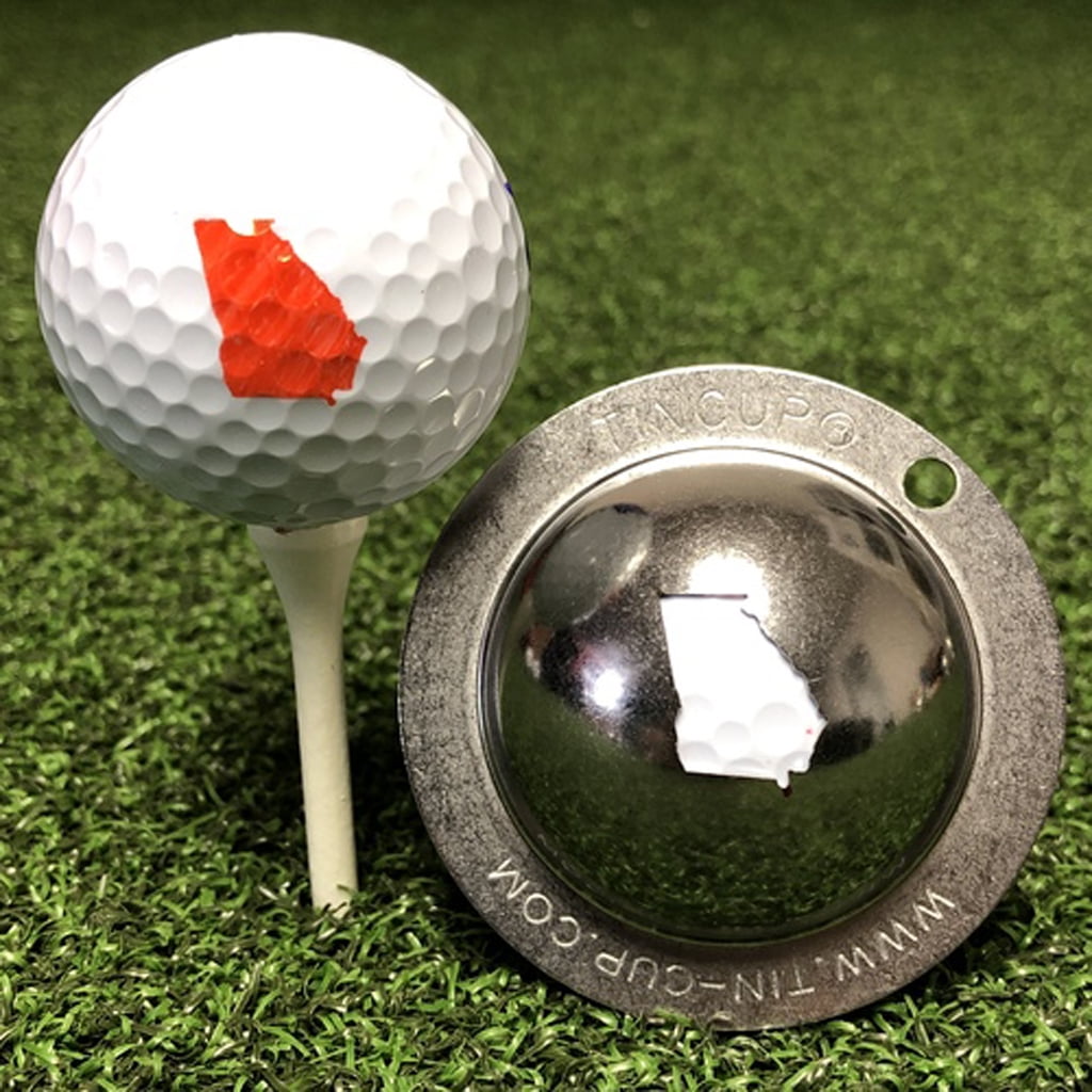 Tin Cup Golf Ball Custom Marker Alignment Tool (Georgia) - Walmart.com