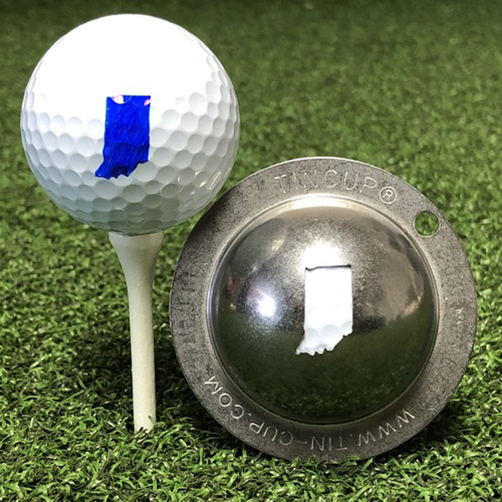 Tin Cup Golf Ball Custom Marker Alignment Tool (Indiana) - Walmart.com