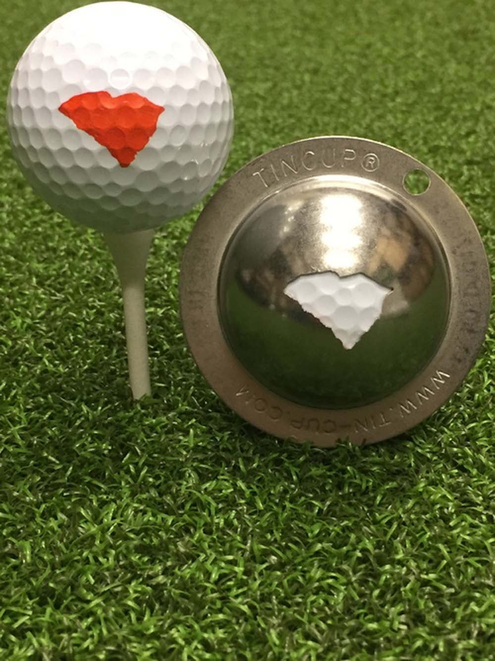Tin Cup Golf Ball Custom Marker Alignment Tool (South Carolina ...