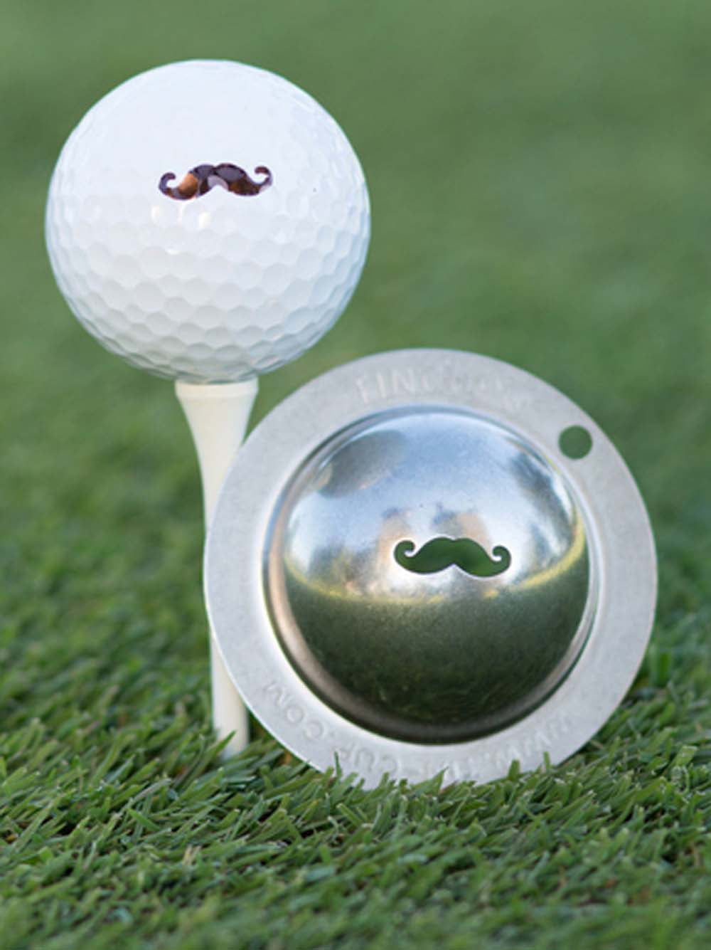 Tin Cup Golf Ball Custom Marker Alignment Tool (Stache 2) - Walmart.com