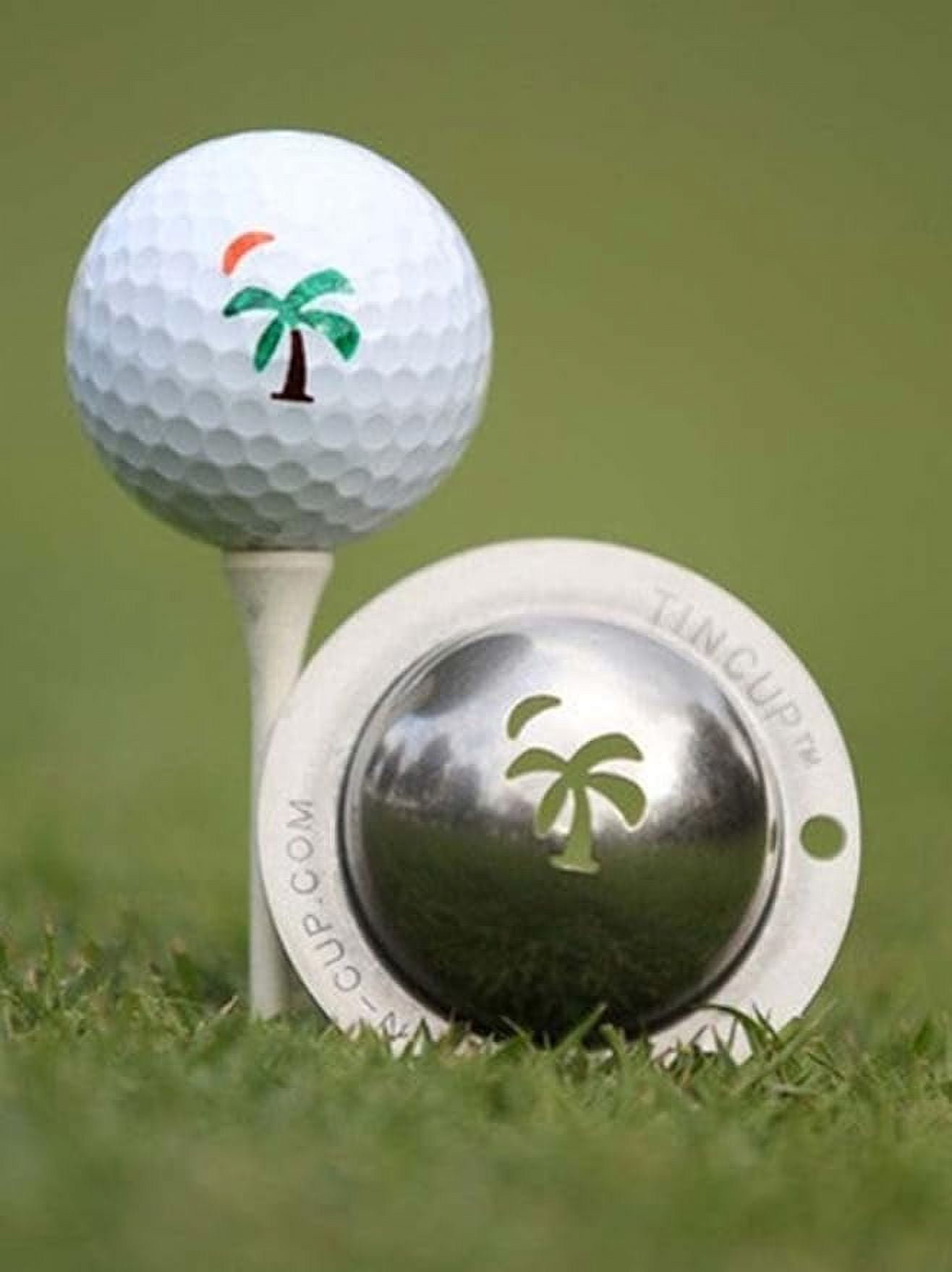 Tin Cup Palmetto Moon Golf Ball Custom Marker Alignment Tool - Walmart.com
