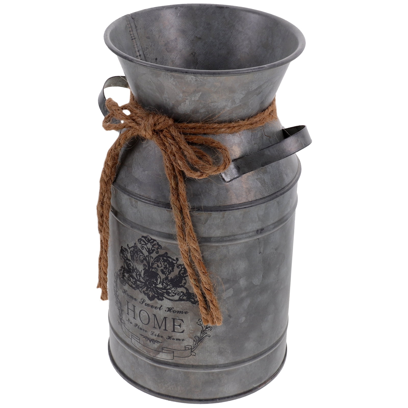 Tin Flower Pot Vases Large with Flowers Plant Vintage Ornaments ...