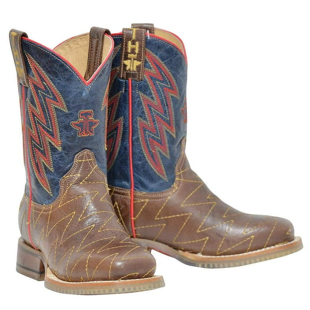 Tin Haul Boys' Lighting Fast Western Boot Square Toe - 14-018-0101-5006 ...