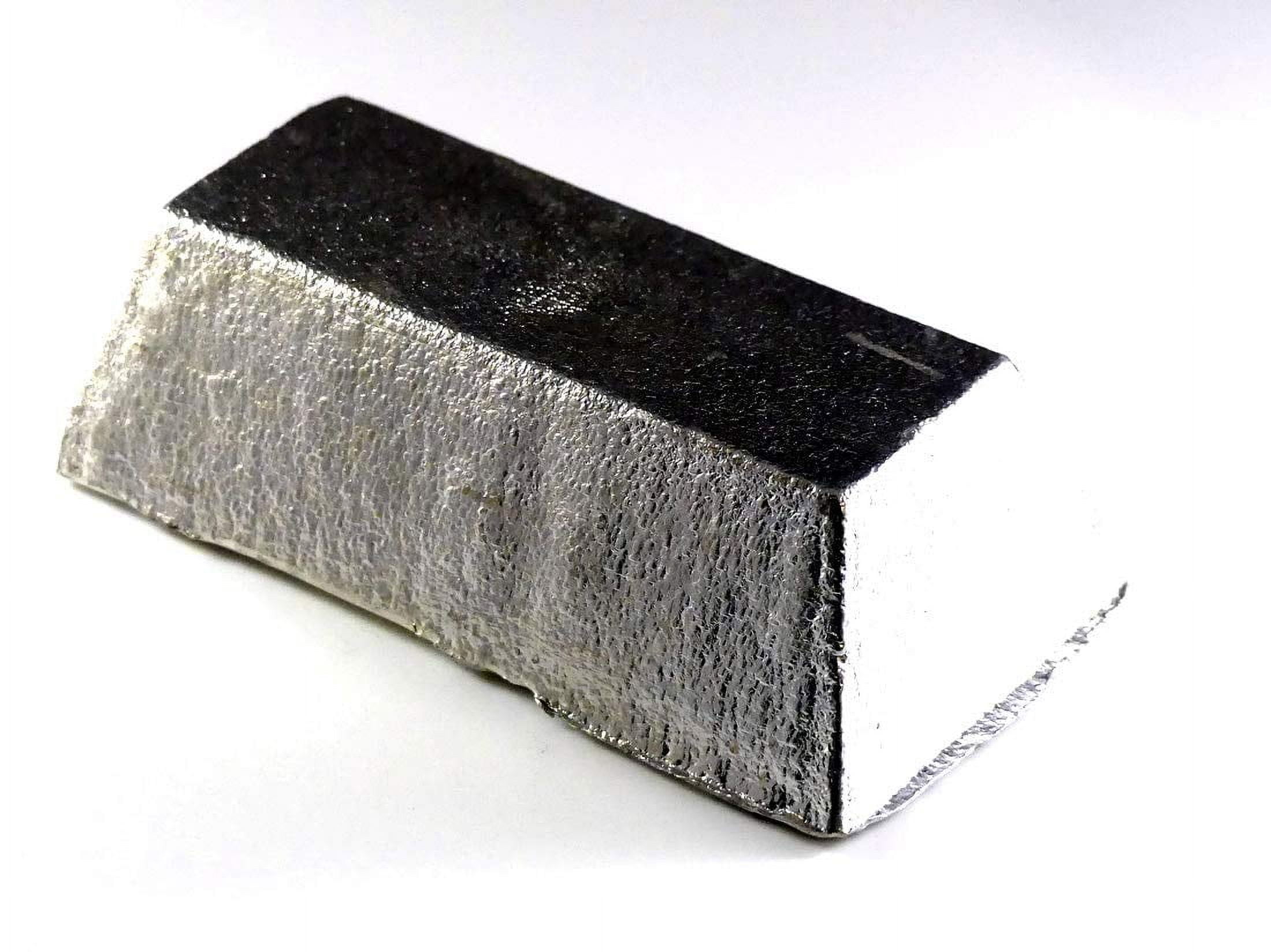 Tin Ingot (2 pounds | 99.9+% Pure) Raw Tin Metal - Walmart.com