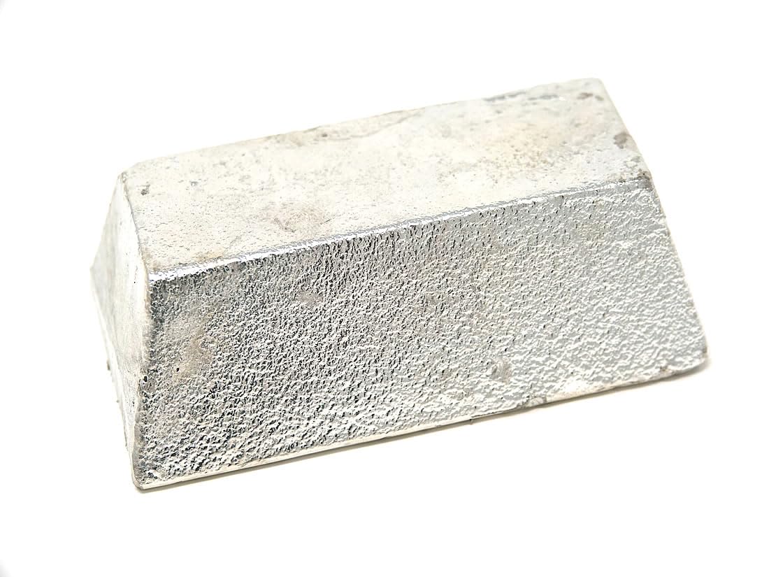 Tin Ingot (4 pounds | 99.9+% Pure) Raw Tin Metal by MS MetalShipper ...