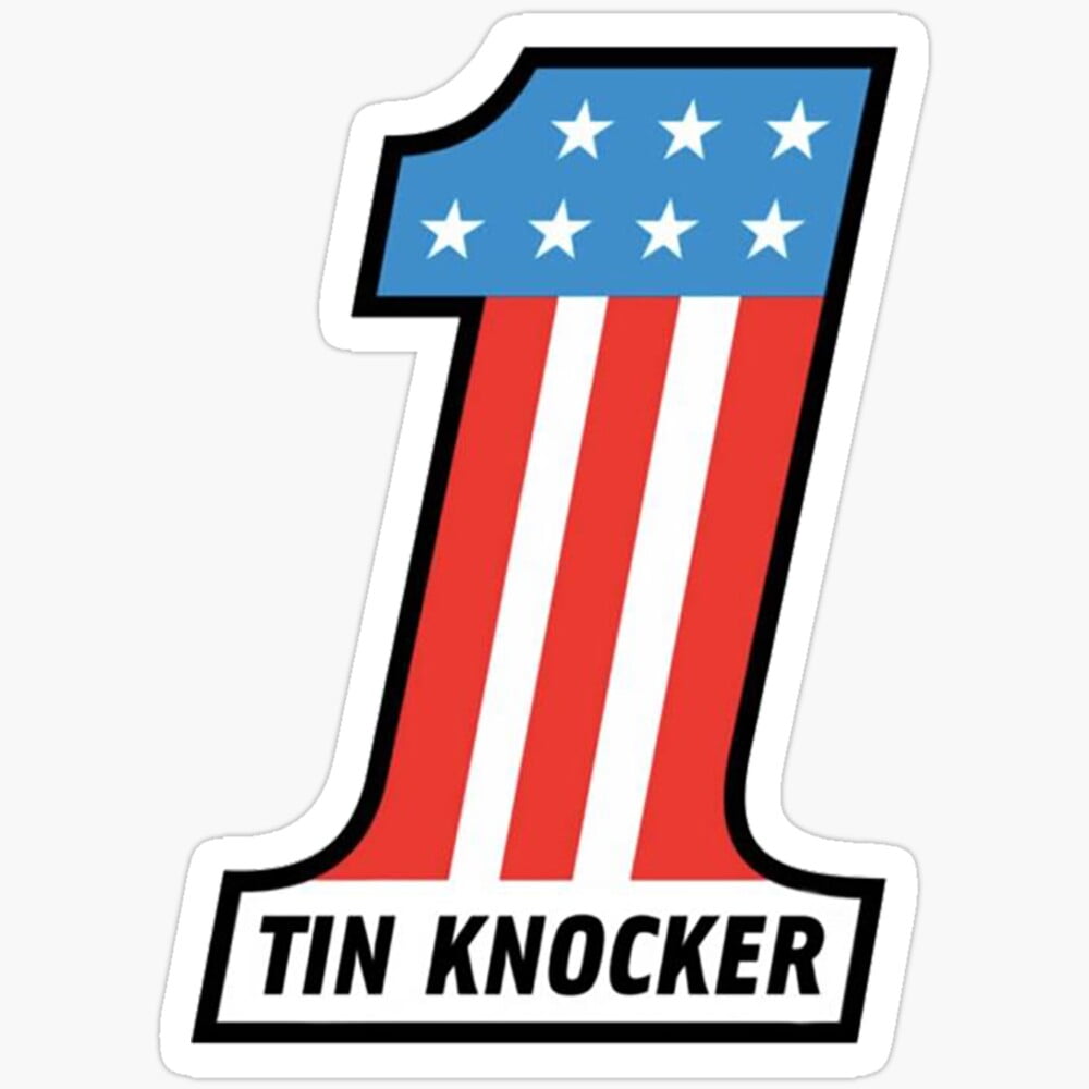 Tin Knocker Sticker Phone Decal Water Bottle Stickers Car Decals ...