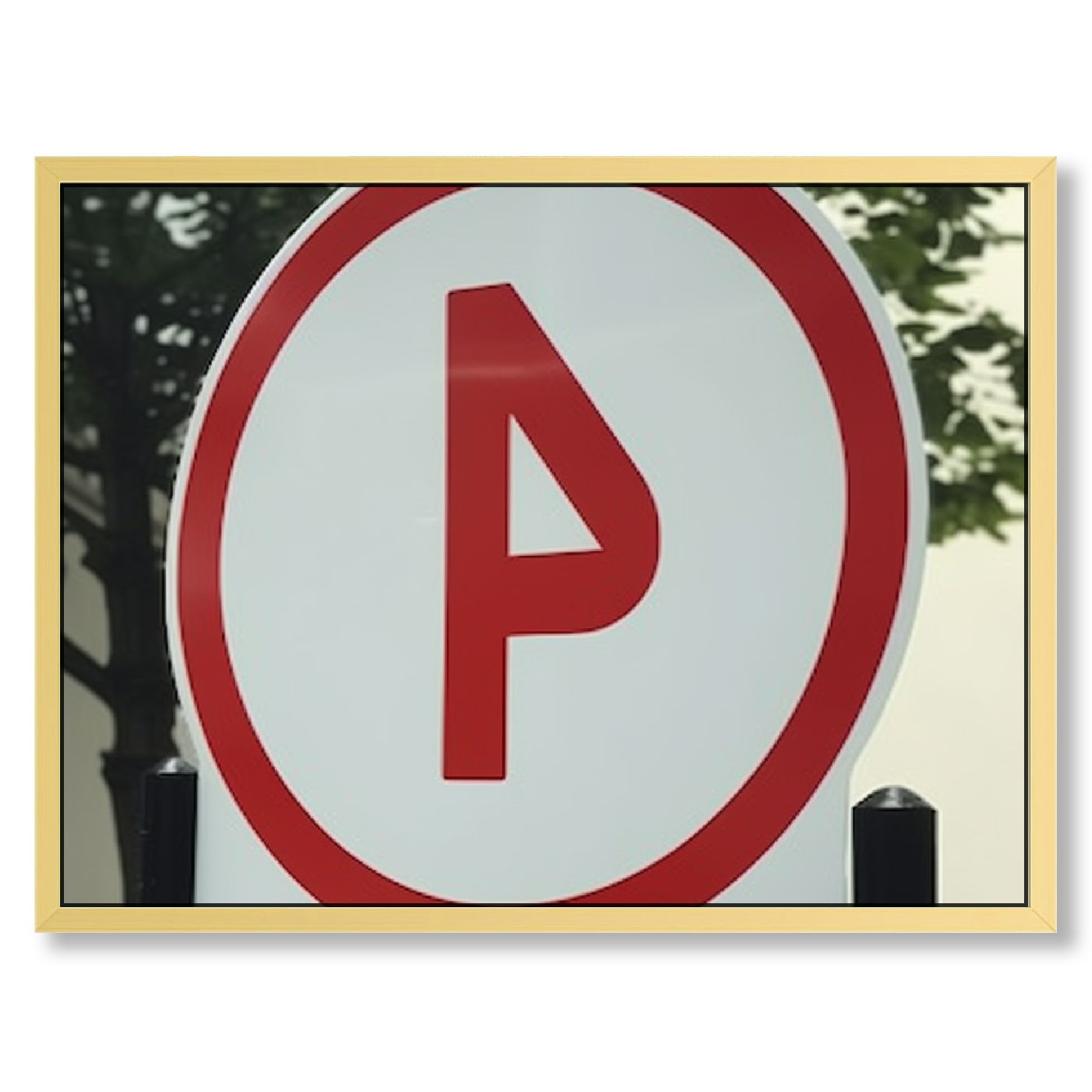 Tin Metal Wall Sign | Warning Sign Outdoor Notice to not Park in the ...