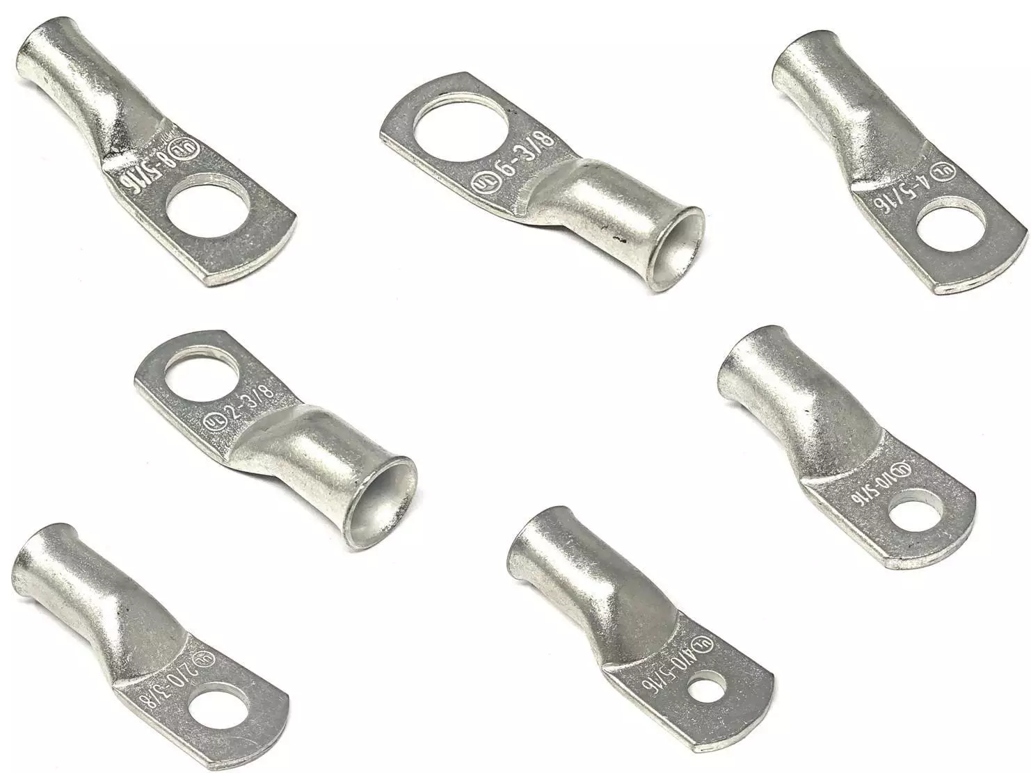 Tin Plated and Pure Copper Battery Cable Ends Lugs Ring Terminals ...