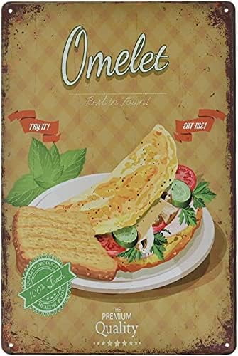 Tin Poster Metal Sign Metel - Fast Food Shop Retro Decorative Wall ...