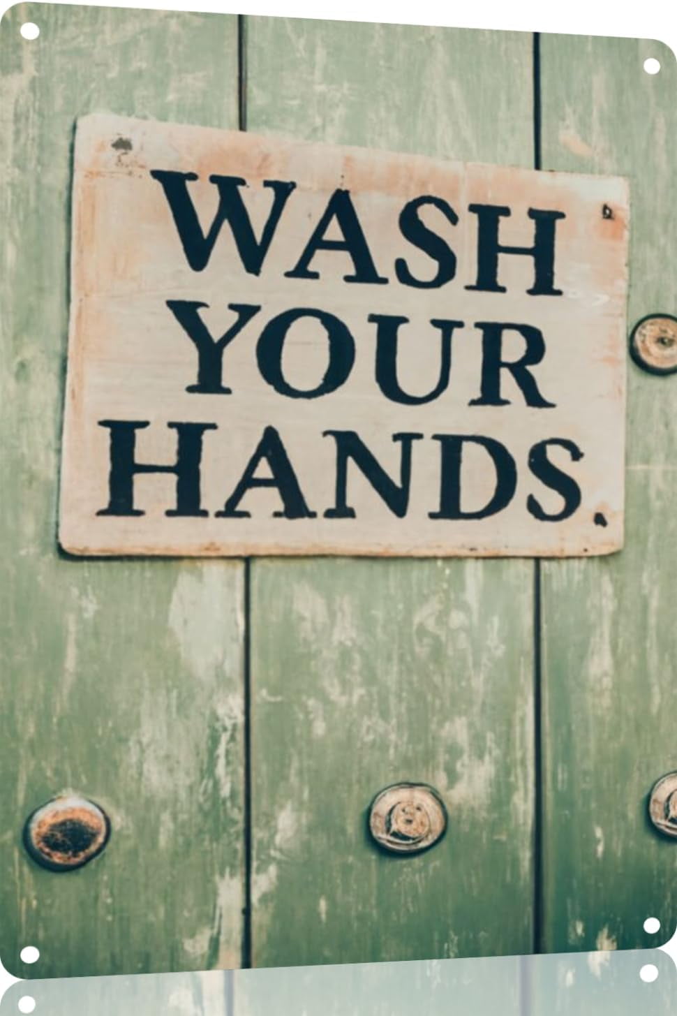 Tin Retro Sign Wash Your Hands Metal Poster Metal Poster Funny Wall ...