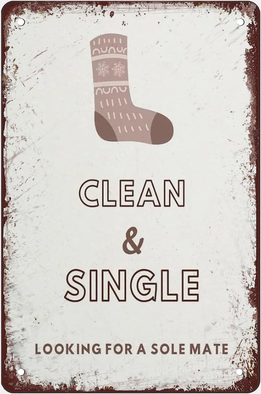 Tin Sign 12x16 Inch Lost Socks Missing Sock Laundry Organiz Laundry ...