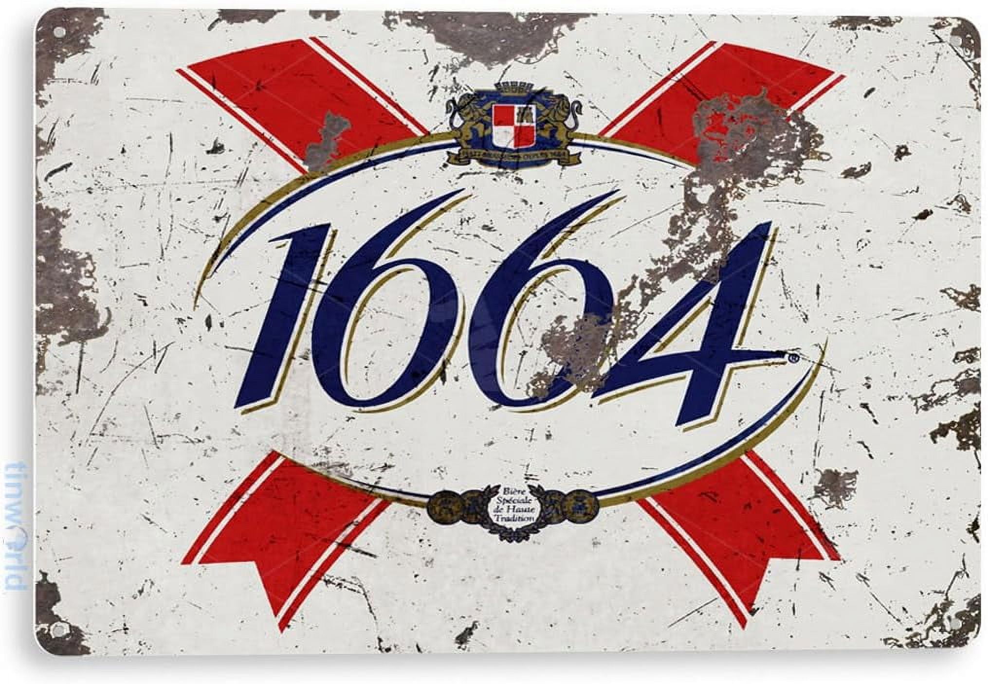 Tin Sign: 1664 French Wall Art Bar Pub France Shop Store Cave A765 - Walmart.com