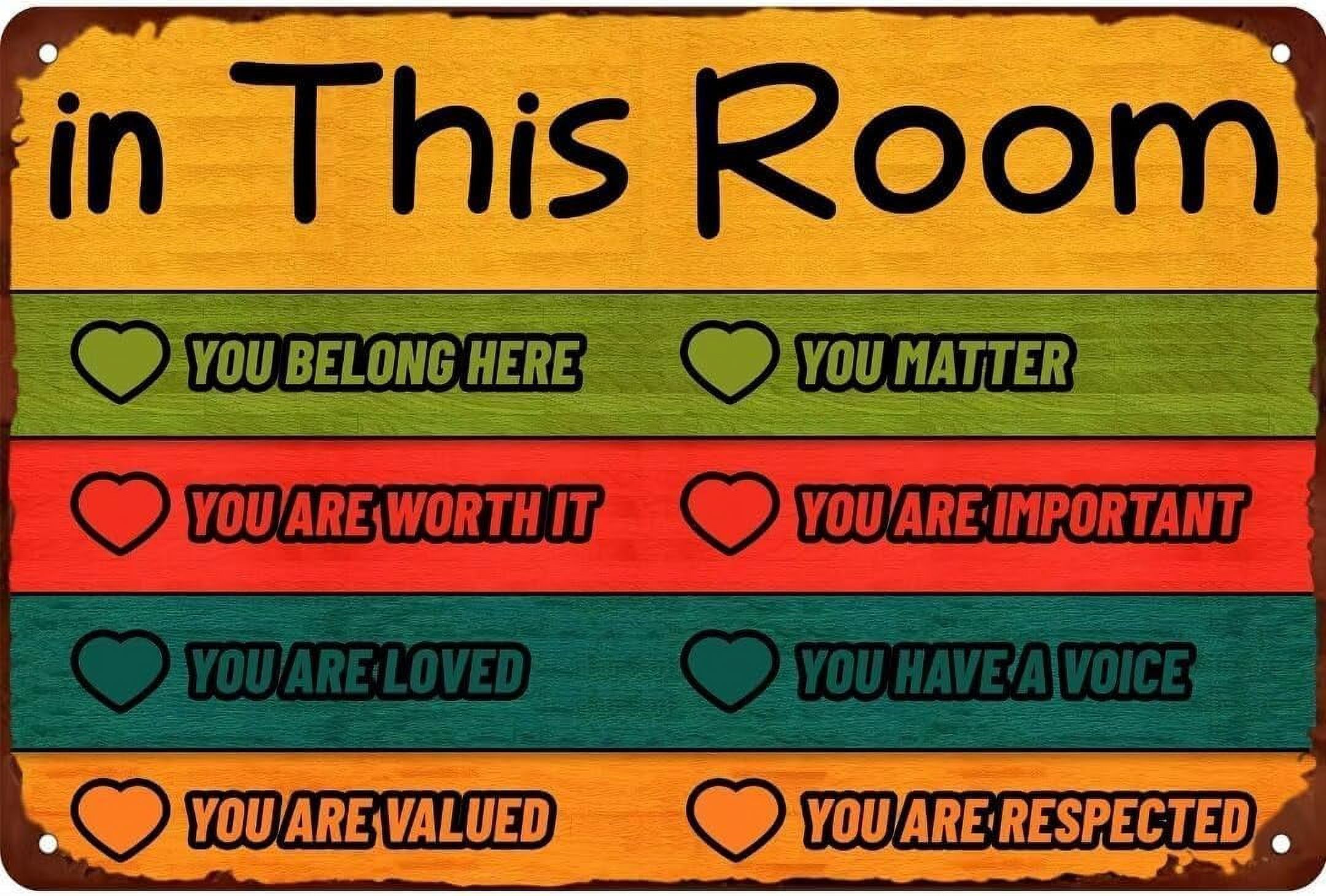 Tin Sign 5.5x8 Inch Funny Classroom Metal Tin Sign In This Classroom ...