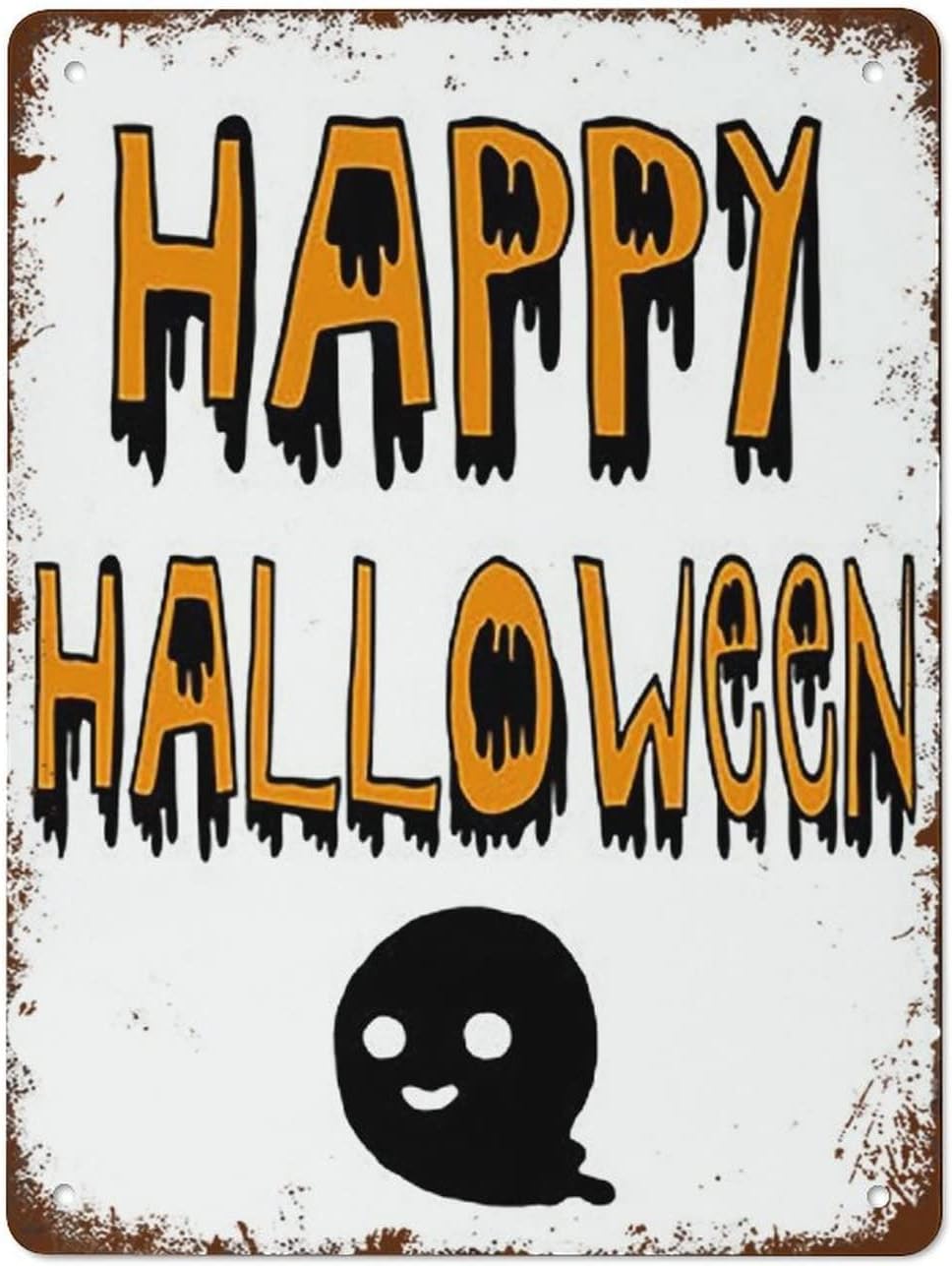 Tin Sign 8x12 Inch Halloween Tin Signs Poster Happy Halloween Halloween ...