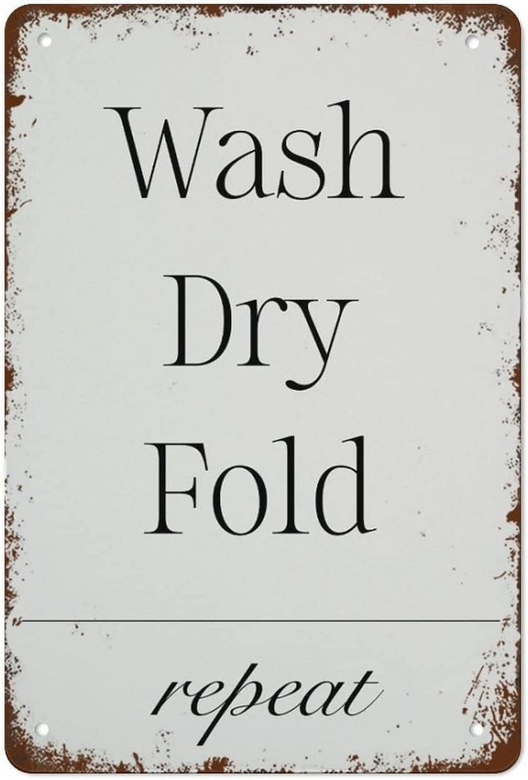 Tin Sign 8x12 Inch Laundry Room Print Funny Utility Room Poster ...