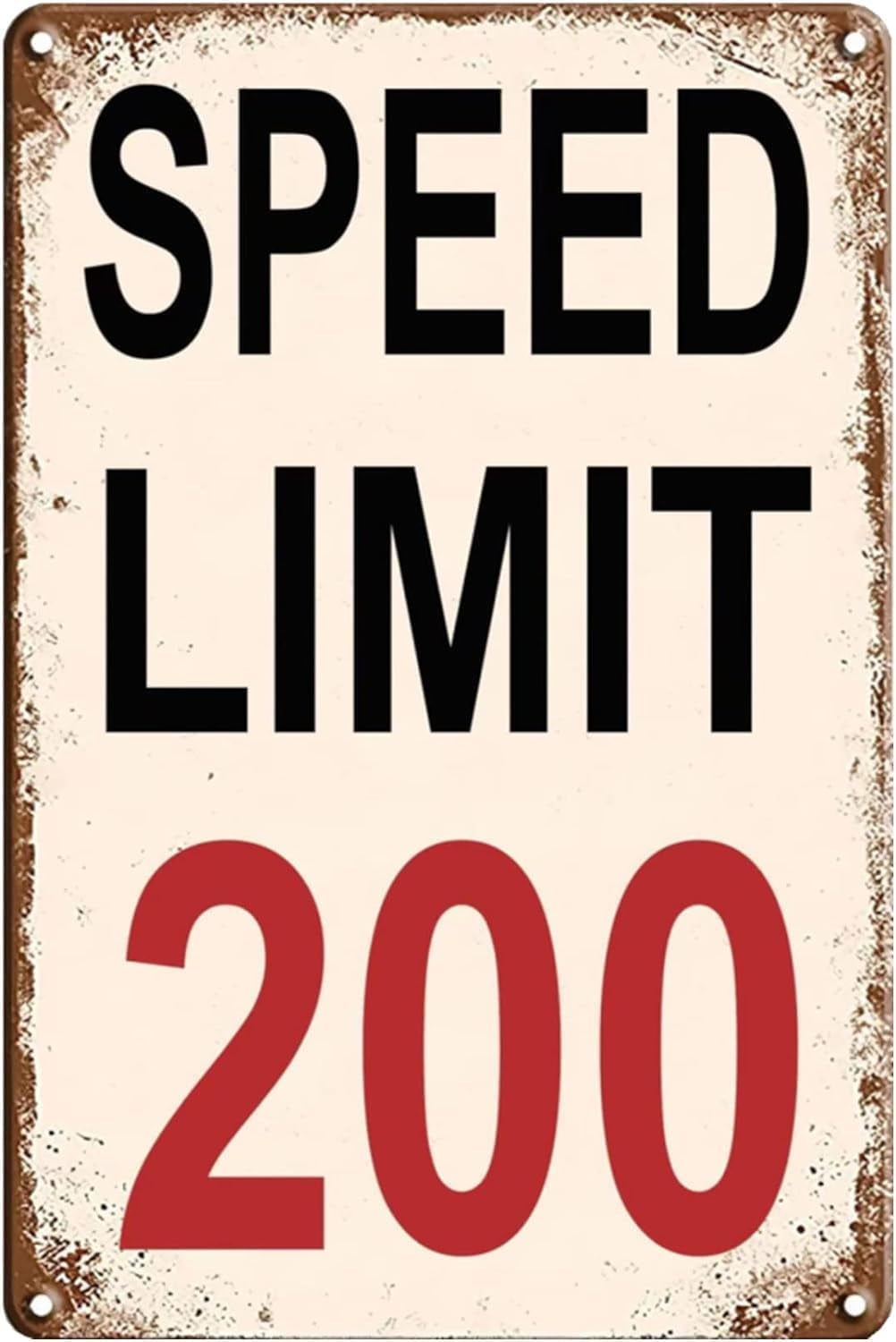 Tin Sign 8x12 Inch Man Cave Decor Race Car Posters For Men Bedroom ...