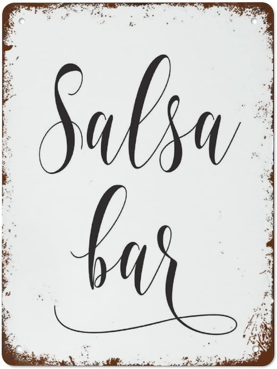 Tin Sign 8x5.5 Inch Funny Bar Tin Sign Fiesta Party Food Sign Taco Sign ...