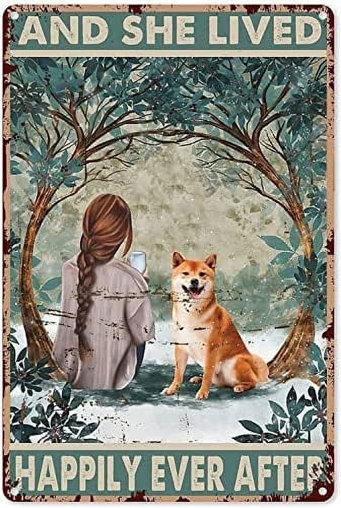 Tin Sign 8x5.5 Inch Metal Tin Signs Vintage Animal Decorations For ...