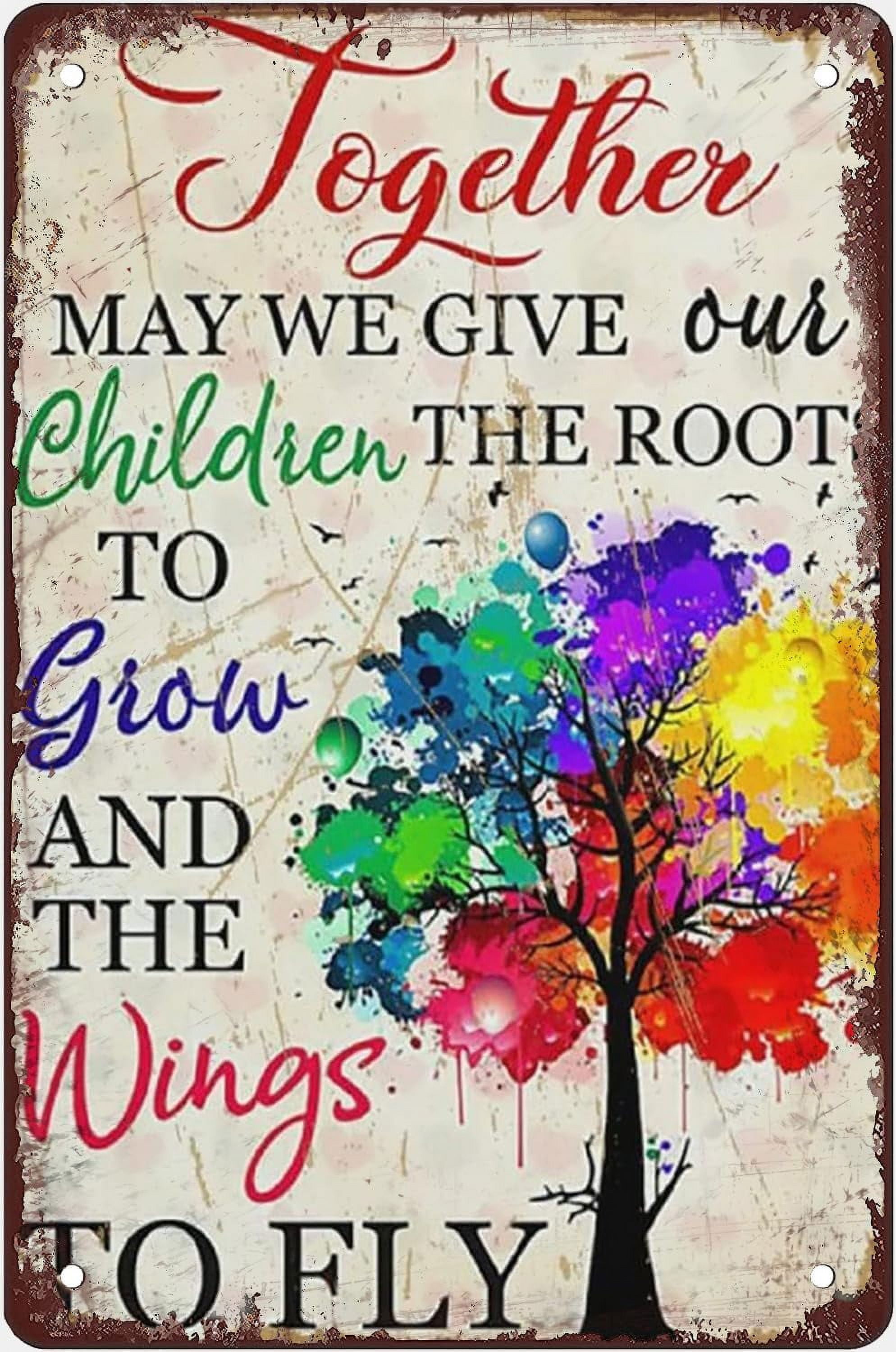 Tin Sign 8x5.5 Inch Together Poster Wall Decor Poster Novelty Metal Tin ...